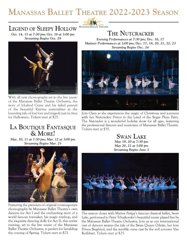 2022-2023 Season - Manassas Ballet Theatre